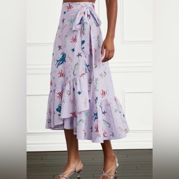 Hill House | Skirts | Hill House Maribel Starfish Print Skirt | Poshmark